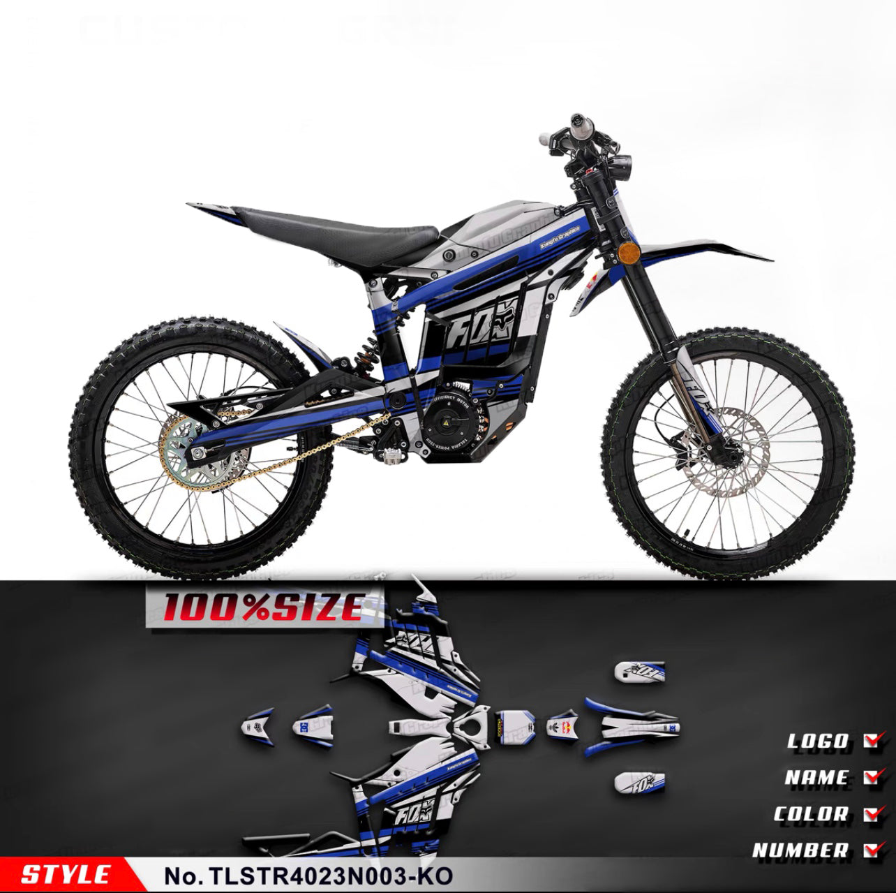 TALARIA Graphics Custom Decal Kit – Mokdern Cycle